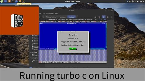 How To Install Turbo C In Linux Youtube