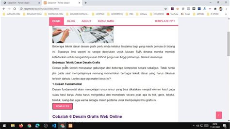 Cara Membuat Website Situs Blog Keren Menggunakan Html Css Javascript
