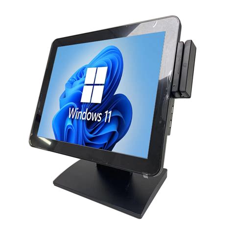 15 Inch Touch Display All In One Shop POS System With A Cash Register Display Table China POS