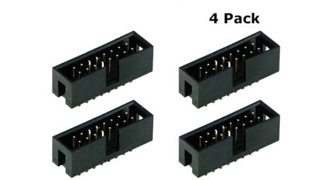 Idc 2x8 Box Connector Pcb Mount 4 Pack Micro Robotics