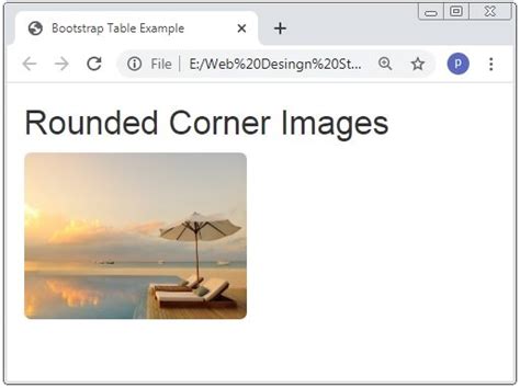 Bootstrap Images Rounded Corner Image