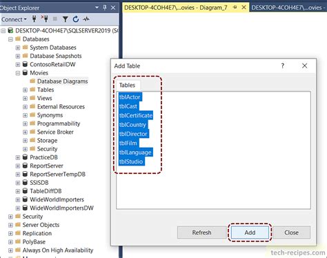 How To Create Database Diagram In Sql Server Ssms
