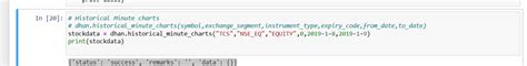 historical data api output missing apis automation algos and code