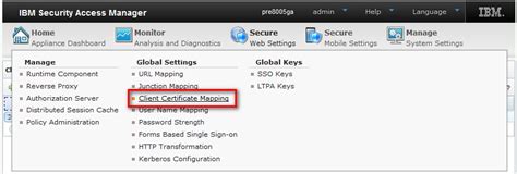 Isam For Web Webseal Certificate Mapping Philip Nye