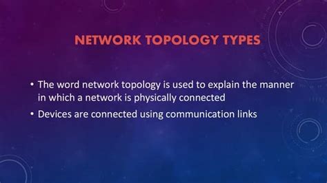 Network Topologies Of Computer Presentation Pptx