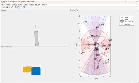 基于matlab中雷达和视觉合成数据的目标级传感器融合（matlab）代码实现 matlab dets csdn博客