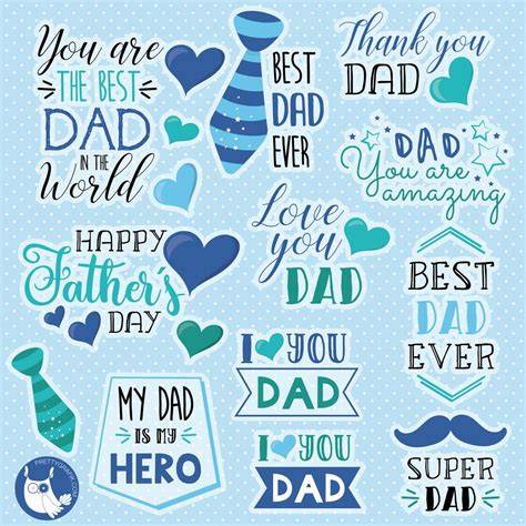 Fathers Day Clipart Clipart Commercial Use Vector Graphics Clip Art