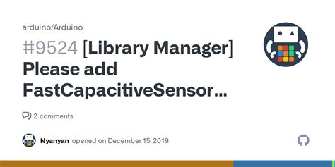 Library Manager Please Add Fastcapacitivesensor Library Issue Arduino Arduino Github