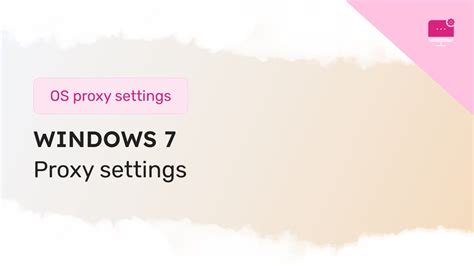 How To Set Up A Proxy Server On Windows 7 Youtube