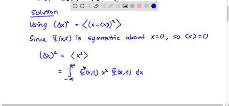 SOLVED Test The Energy Time Uncertainty Principle For The Free Particle Wave Packet In Problem