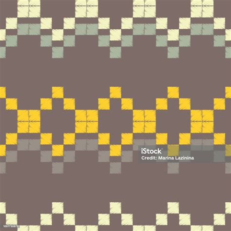 원활한 추상 기하학적 패턴입니다 픽셀의 패턴입니다 모자이크 텍스처입니다 Brushwork입니다 화를 손으로 텍스처를 낙서 섬유 교감입니다 개념에 대한 스톡 벡터 아트 및