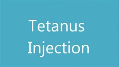 Tetanus Injection Wmv Fetish Clinic Scotland Clips4sale