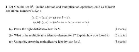 1 let s be the set r2 define addition and