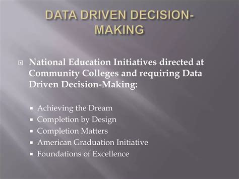 Data Driven Decision Making Presentation Pptx
