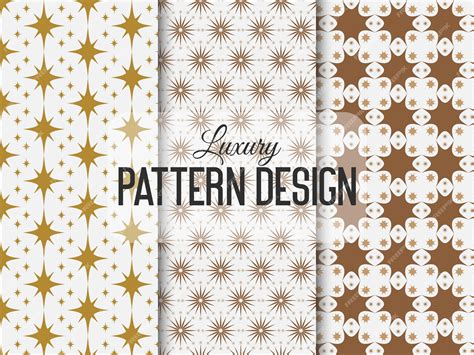Premium Vector Luxury Fabric Pattern Design Template