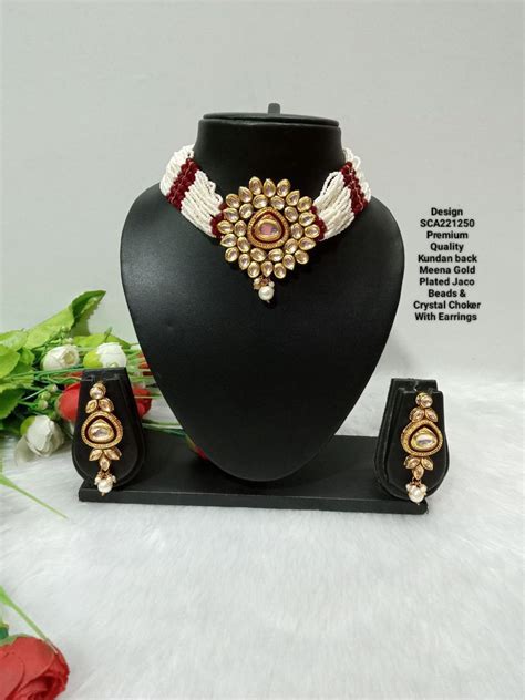Gold Plated Choker Archives Sunder Narri