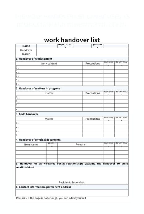 Free It Shift Handover Templates For Google Sheets And Microsoft Excel