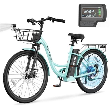 Docred 24 Inch Electric Bike For Adult 350w 30v Womens Commuter