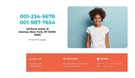 Contact Us With Grid Repeater Html Template By Nicepage