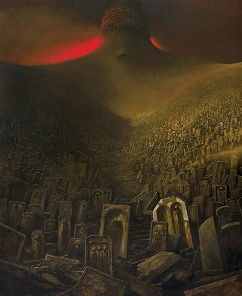 Untitled 1972 By Zdzisław Beksiński Rimaginaryhorrors