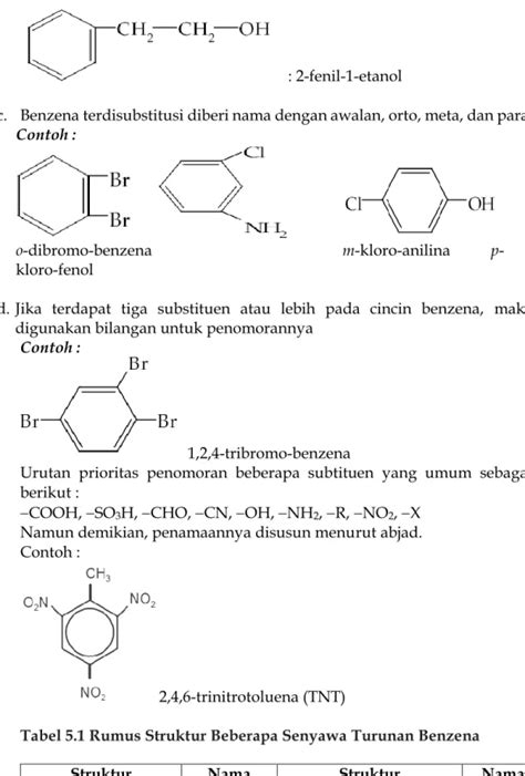 BENZENA DAN TURUNANNYA