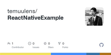 GitHub Temuulens ReactNativeExample