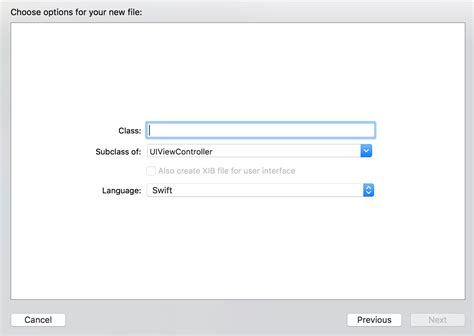 Ios How To Create A Uiviewcontroller Subclass With Xib In Swift