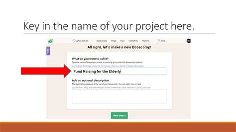 how to use basecamp ppt