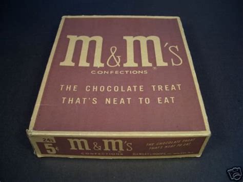 Rare Old Antique Vintage Candy Mandms Confections Box 5c 24863153