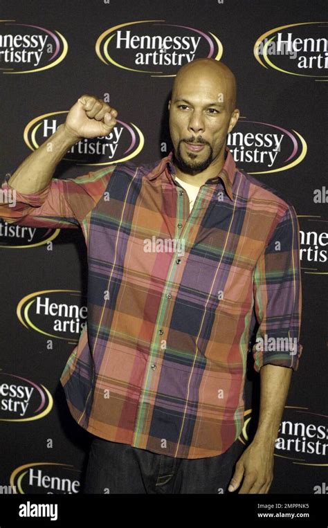Common Arrives At A Private Event Hosted By Hennessy Artistry At The