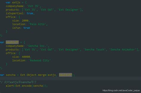 手把手教你extjs从入门到放弃——篇十八示例15extobject的方法讲解，chain，each，fromquerystring