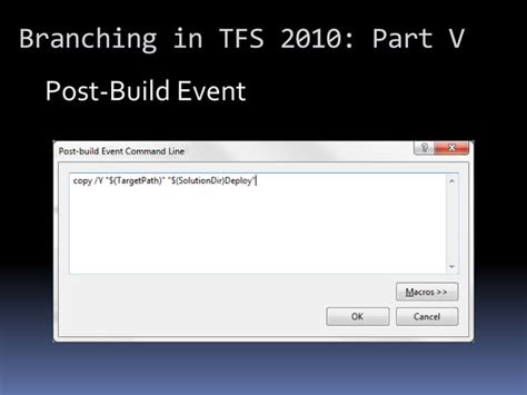 Branching In Tfs 2010 Part V Sharing Code Ppt