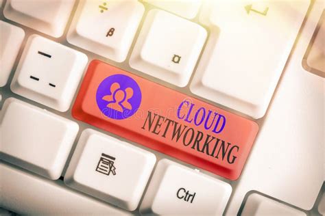 Conceptual Hand Writing Showing Cloud Networking Business Photo Showcasing Is Term Describing
