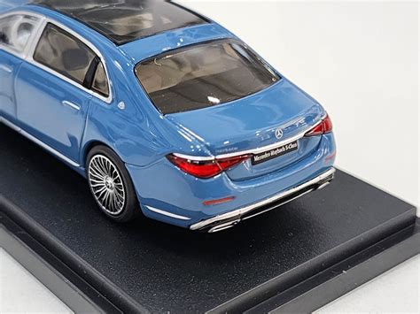 Xe Mô Hình Mercedes Benz S Class 2021 1 64 Almost Real Xanh Vintage Shop Xe Mô Hình Tĩnh