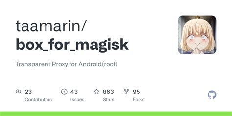 GitHub Taamarin Box For Magisk Transparent Proxy For Android Root