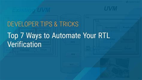 Top 7 Ways To Automate Your RTL Verification YouTube