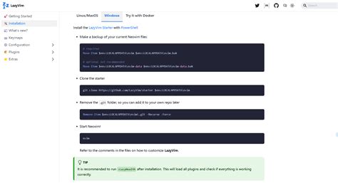neovim lazyvim 插件安装 csdn博客
