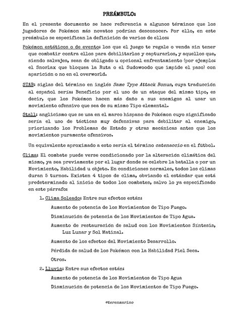 Normas De Los Lockes Pdf Pokémon