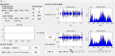 【语音处理】基于iir和fir数字滤波器设计和语音信号去噪附matlab代码和论文 csdn博客