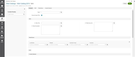 Edit A Web Catalog Content Tree Orocommerce Orocrm And Oroplatform Documentation