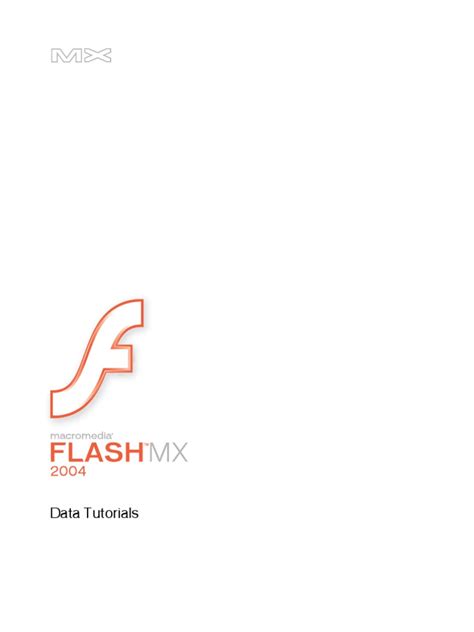292618 Macromedia Flash Mx 2004 Data Tutorials2004macromedia Pdf