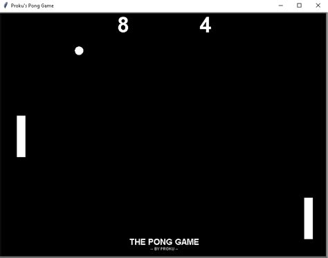 GitHub Aj Hizon Python Pong Game Project As A Beginner In Python