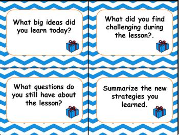 Math Reflection Questions By Student For Life TPT