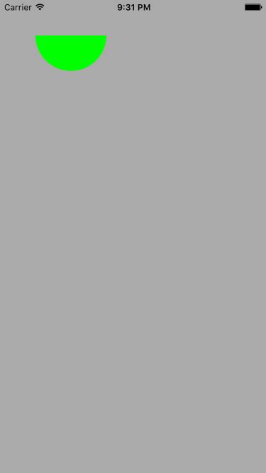 Swift Draw A Semi Circle Button Ios Stack Overflow