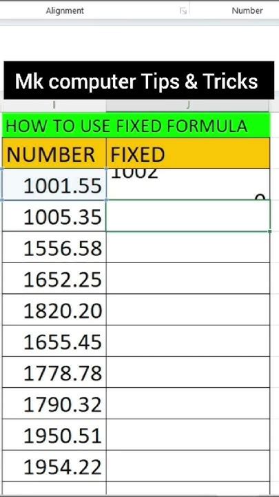 How To Use Fixed Formula In Excel Shorts Ytshortsvideo Youtubeshorts