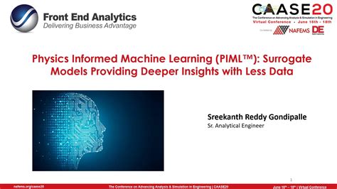 Physics Informed Machine Learning Piml™ Comparison With Data Driven