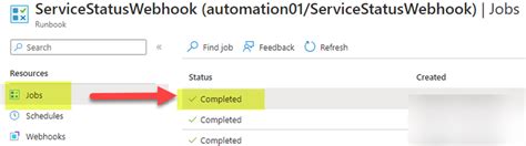 Using Automation Runbook Webhooks To Alert On Databricks Status Updates