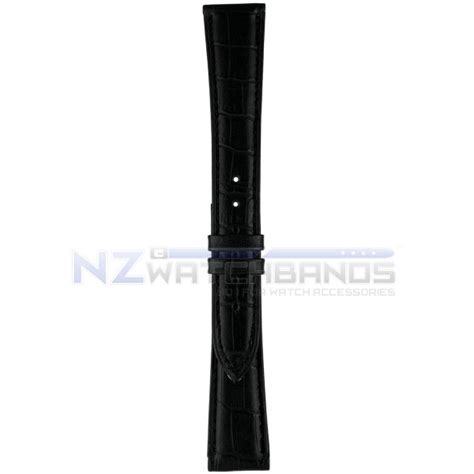 Longines Dolce Vita Ladies Black Croco Grain Strap With Buckle Nz