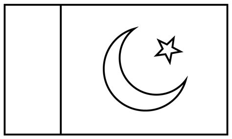 Pakistan Flag Sketch At Explore Collection Of