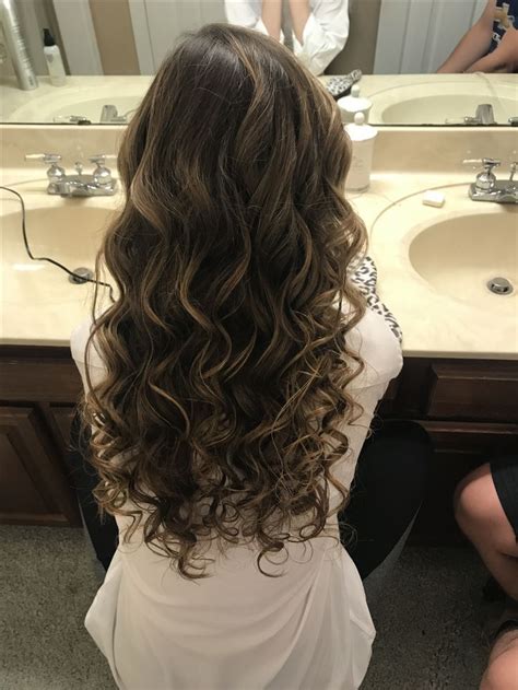 Voluminous Curly Hair Prom